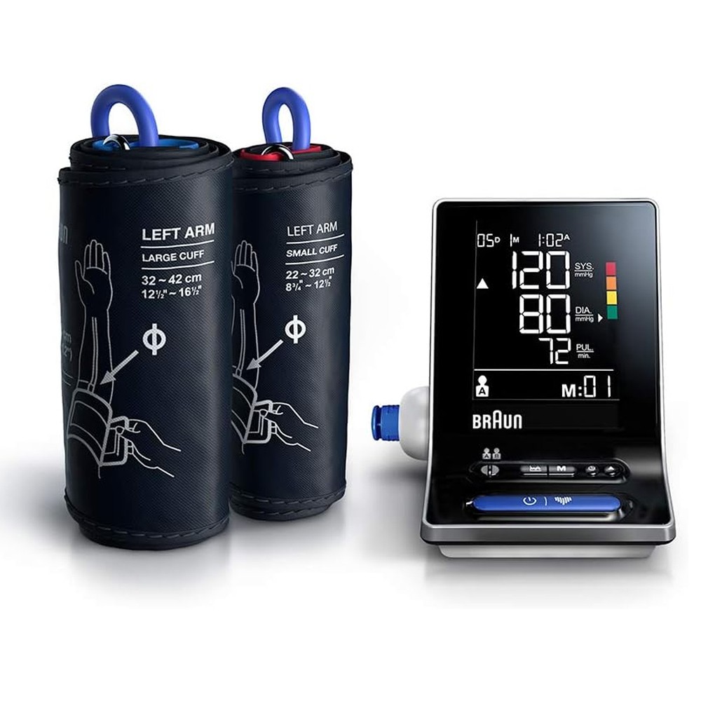 Braun Exact Fit 3 Upper Arm Blood Pressure Monitor (Clinically Accurate ...