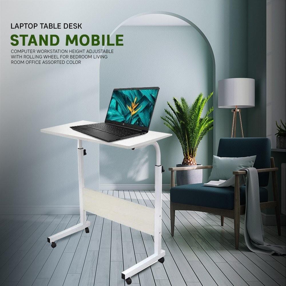 Generic Laptop Table Desk Stand Mobile Computer Workstation Height ...
