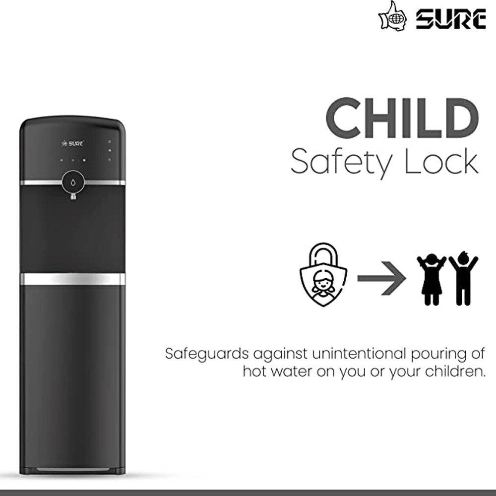 Sure Sbl70 Water Dispenser Bottom Loading, Hot Cold And Normal ...