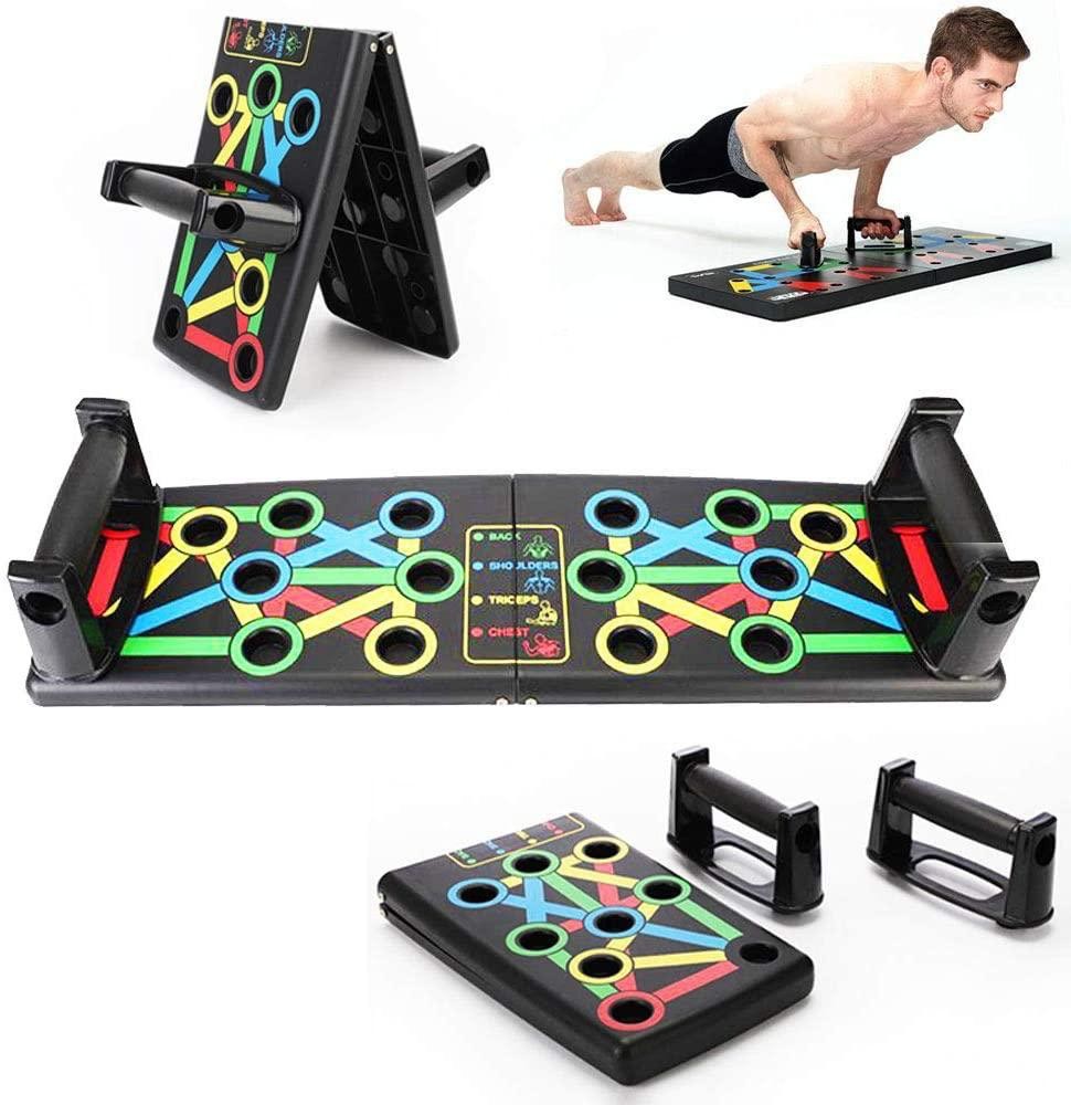 Push Up Board 18-in-1 Workout Board Portable Push Up Board Training ...