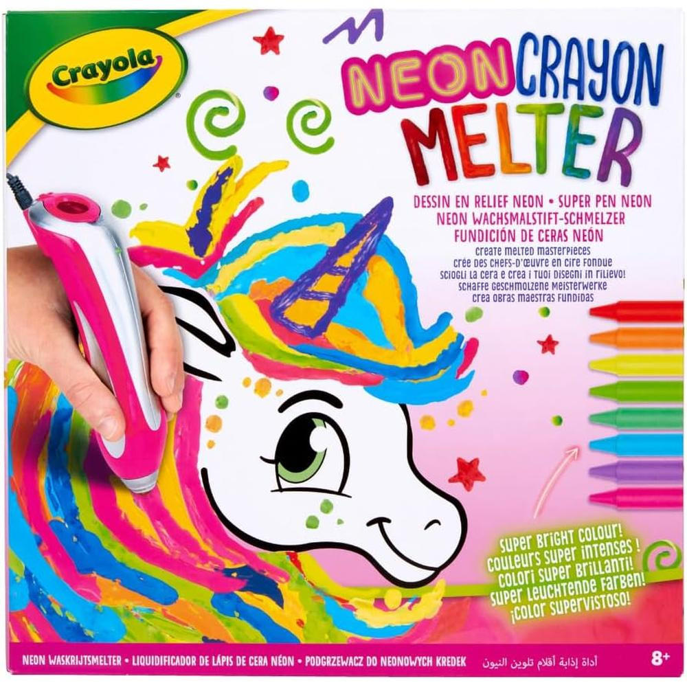 Crayola - Neon Crayon Melter, Unicorn Style - Melting Art, Gift for ...