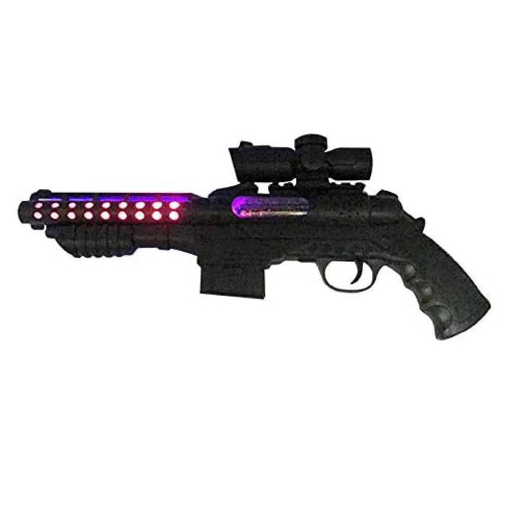 HIT Electric Music Gun Toy with LED Lights and Speakers - 850-1