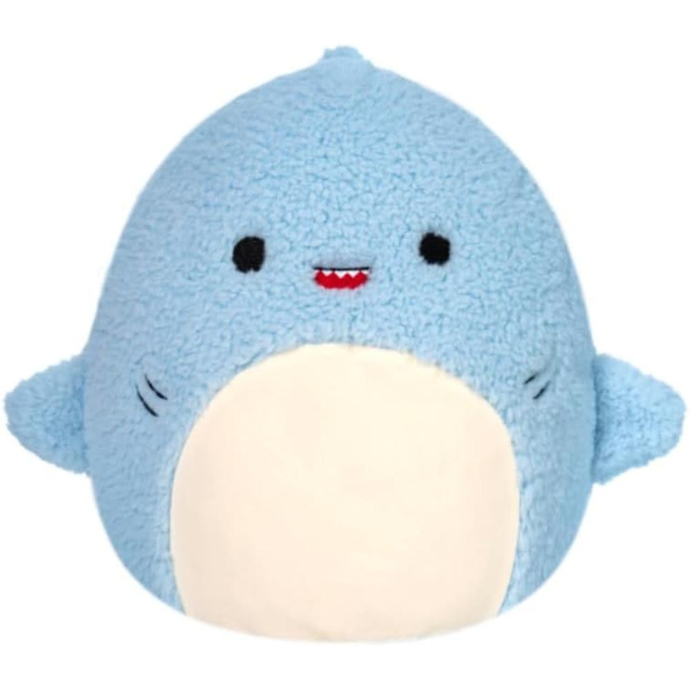 Squishmallows 12-Inch Fuzzamallow Davie the Blue Shark Plush Toy ...