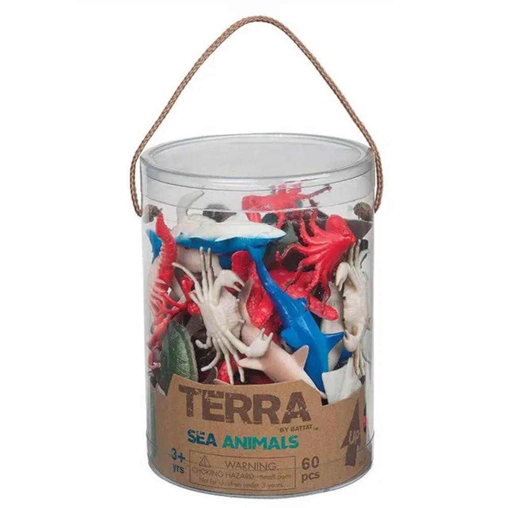 Terra Sea Animals in Tube - Set of 12 Realistic Sea Creatures for ...